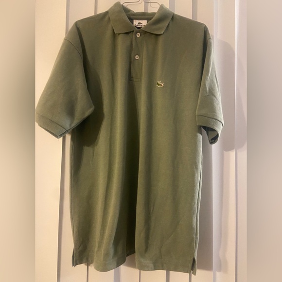 Lacoste | Shirts | Vintage 9s Lacoste Devanlay Mint Green Button Polo ...